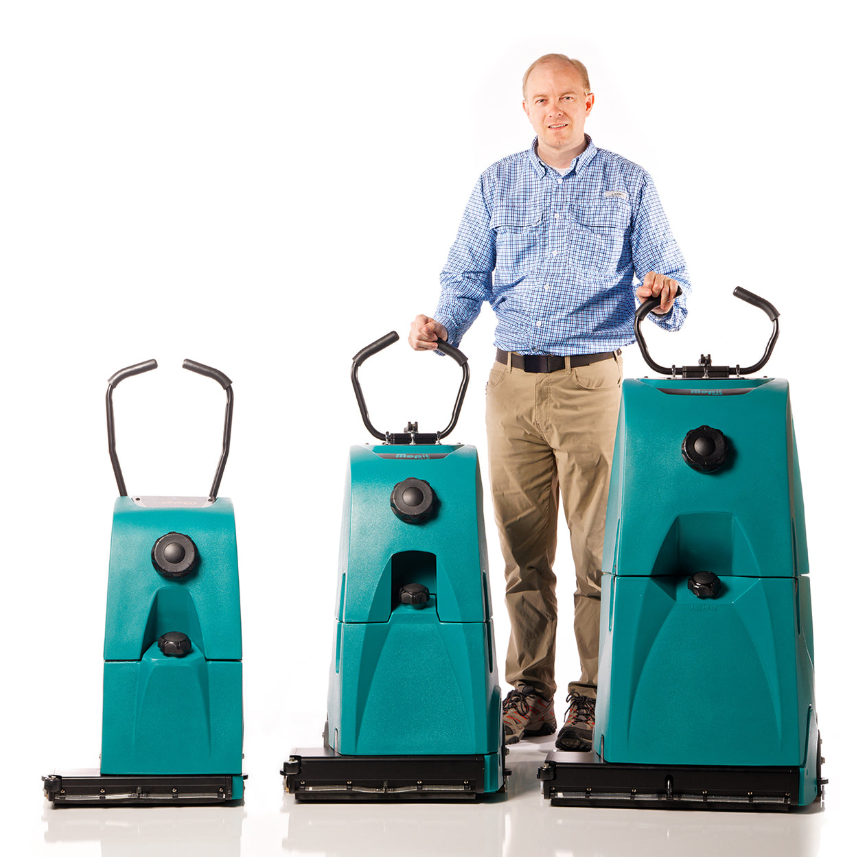 Mopit MAX 21" Cordless Walk Behind Floor Scrubber (NEW) | Mopit